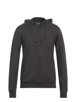 EA7 EA7 Cotton-Elastane Fleece Sweatshirt Grey