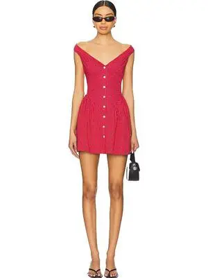 Frankies Bikinis Charlotte Dress - Red