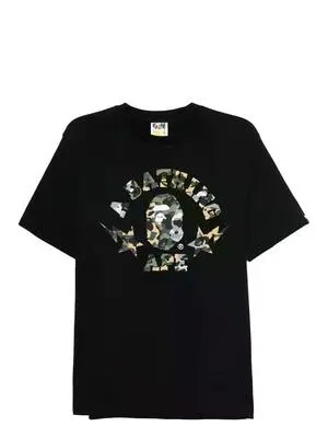 A BATHING APE Logo-print T-shirt Black