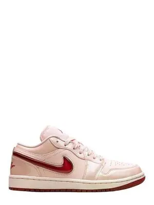 JORDAN 1 Low Patent Valentine's Day Sneakers - Pink