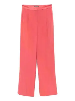 Alberta Ferretti Straight-leg Trousers - Red