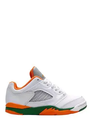 JORDAN Air 5 Low Miami Hurricanes Sneakers - White