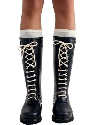 ISLE JACOBSEN ISLE JACOBSEN Tall Rain Boots Black