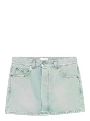 HAIKURE Maudie Denim Skirt - Blue