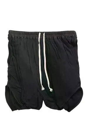 Rick Owens Cotton Shorts - Black