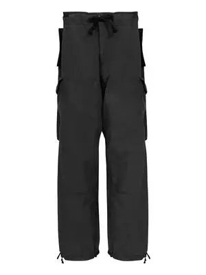 MAISON MARGIELA Four-stitch Logo Track Pants - Black