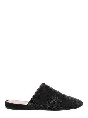 Premiata Rhinestone-embellished Mules - Black