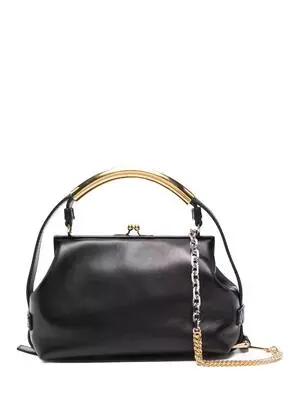 Moschino Leather Tote Bag - Black