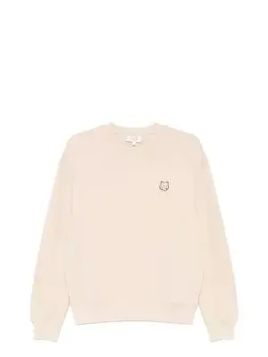 Maison Kitsuné Bold Fox Head-patch Sweatshirt - Neutrals