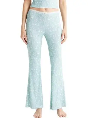 KILO BRAVA Lace Trim Flare Pants - Lady Of The Sea