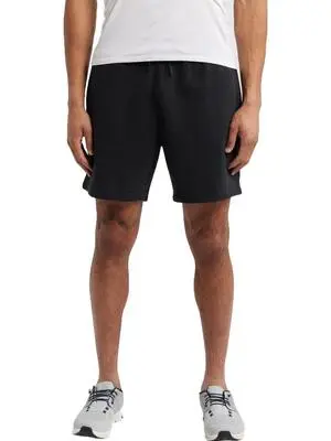 Zella Performance Fleece Shorts - Black Caviar