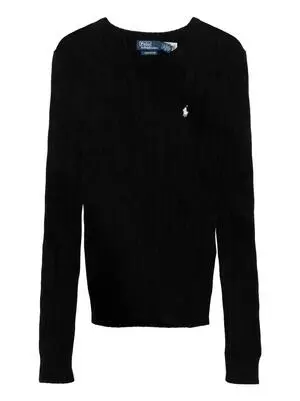 Polo Ralph Lauren Cable-knit Sweater - Black