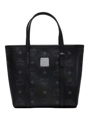 Mcm Leather Tote - Black