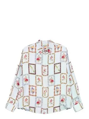 PIERRE-LOUIS MASCIA Printed Shirt - Blue