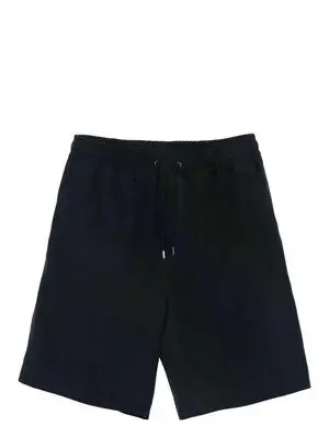 Giorgio Armani Linen Bermuda Shorts - Blue