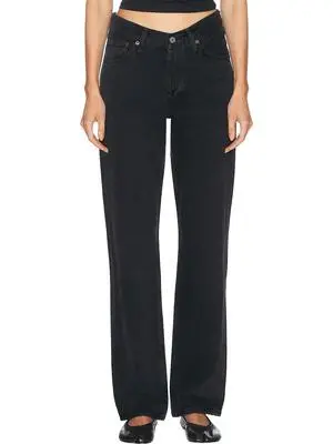 AGOLDE V-Waist Kelly Jeans Decibel