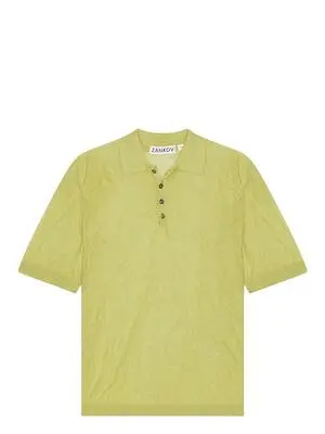 ZANKOV Luke Polo In Mint - Peridot