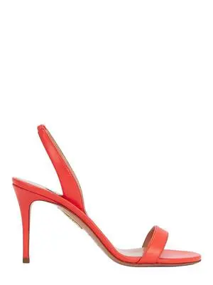 AQUAZZURA So Nude 85 Sandal - Tomato