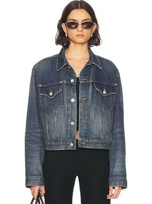 Balenciaga Small Fit Jacket - Deep Blue