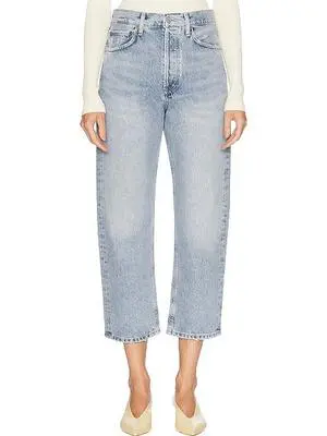AGOLDE 90's Mid Rise Straight Crop Jeans - Force