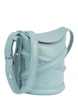 Alexander McQueen The Curve Mini Shoulder Bag - Pale Blue