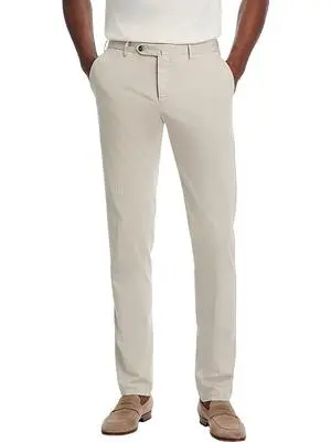 PT TORINO Garment-dyed Silkochino Slim Fit Pants - Stone