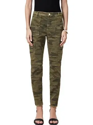 ALLSAINTS Duran Skinny Camo Cargo Trousers - Camo Green