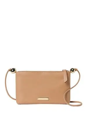 LOEFFLER RANDALL Small Leather Crossbody - Dune