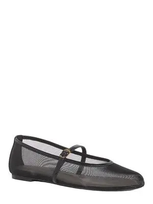 STUART WEITZMAN Bareitall Mary Jane Flats Black