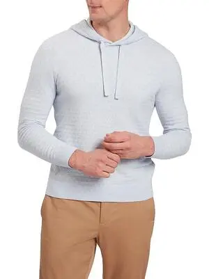 Ted Baker London Textured Hoodie - Baby Blue