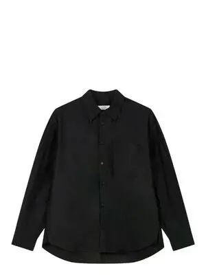 STUDIO TOMBOY Cotton Button-down Shirt - Black