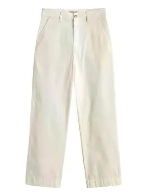 Woolrich Cotton Tapered Trousers - Neutrals