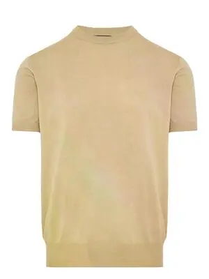Canali Cotton T-shirt - Neutrals