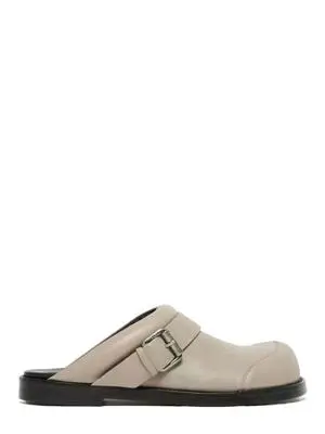 Acne Studios Leather Mules - Neutrals