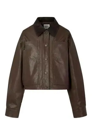 STUDIO TOMBOY Faux-leather Jacket - Brown