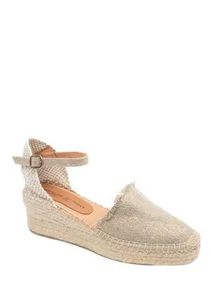 PATRICIA GREEN Sahara Espadrille Wedge - Natural Metallic