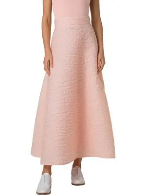 Akris Techno Organza A-line Skirt - 63 Peach