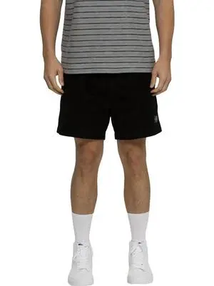 MAUI & SONS Camp 84 Belted Corduroy Shorts - Black