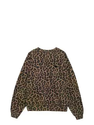 ANINE BING ANINE BING Leopard Print Sweatshirt Brown