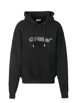 Off-White Logo-print Hoodie - Black