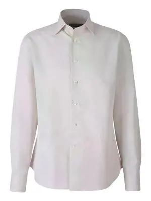 Canali Spread-collar Shirt - Neutrals