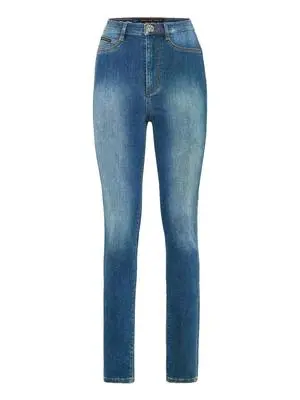 Philipp Plein High-waisted Jeans - Blue