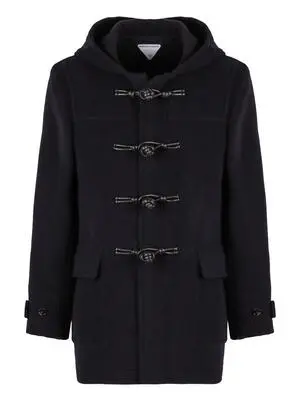 Bottega Veneta Wool Duffle Coat - Blue