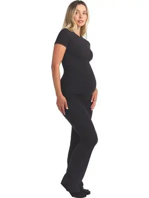 SKIMS Maternity T-shirt - Soot