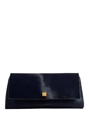 Khaite Audrey Clutch - Midnight Navy