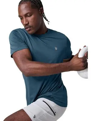 Vuori Short Sleeve Clearview Seamless T-Shirt Pacific