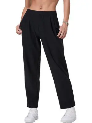 Vuori Elevation Ankle Trousers - Black Heather