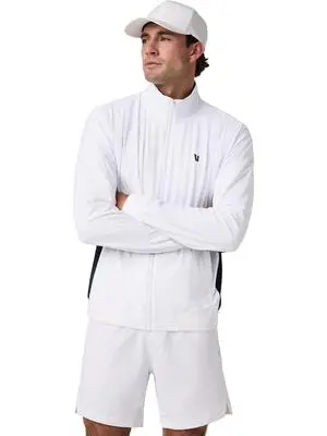 Vuori Fleet Jacket - White Color Block