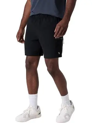 Vuori Fleet Sport Relaxed Fit Unlined Short - Black