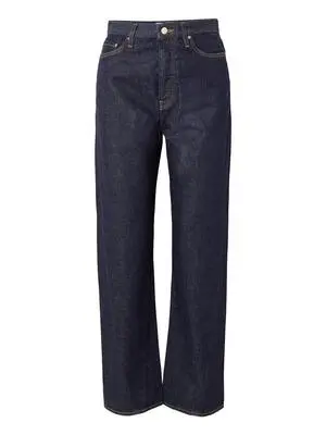 TOTÊME TOTEME Twisted Seam High-Rise Straight-Leg Jeans